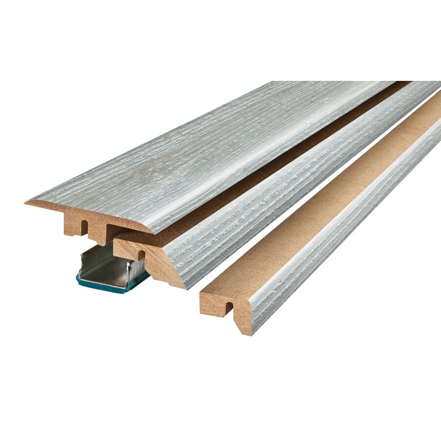 SimpleSolutions 2.37-in x 78.74-in 4-N-1 Floor Moulding in the Floor ...
