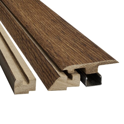 SimpleSolutions 2.37-in x 78.74-in Hickory Hickory 4-n-1 Floor Moulding ...