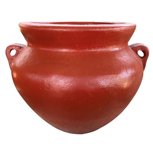 21-in W x 15.25-in H Red Clay Planter in the Pots & Planters department ...
