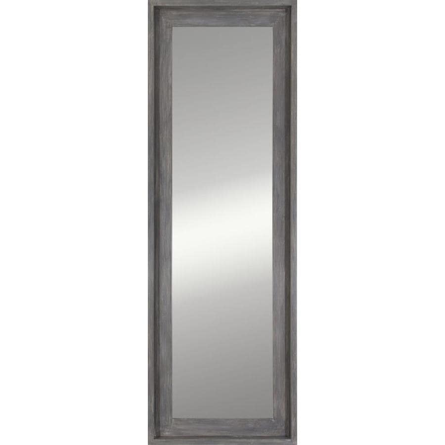 56-in L x 19-in W Grey Polished Floor Mirror at Lowes.com
