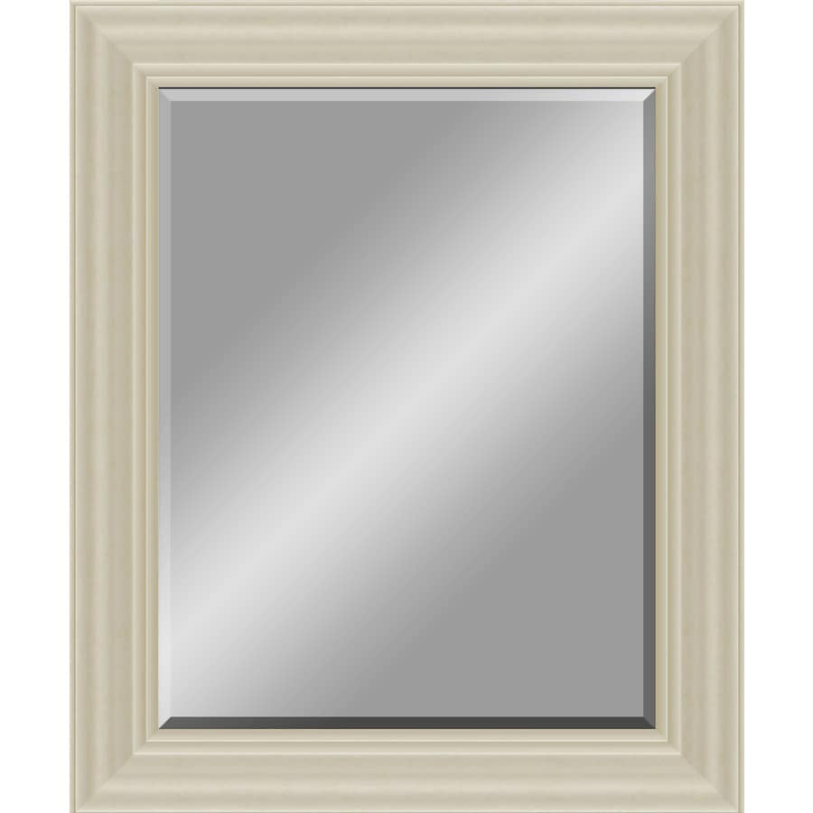 29.25-in W x H Champagne Beveled Wall Mirror at Lowes.com