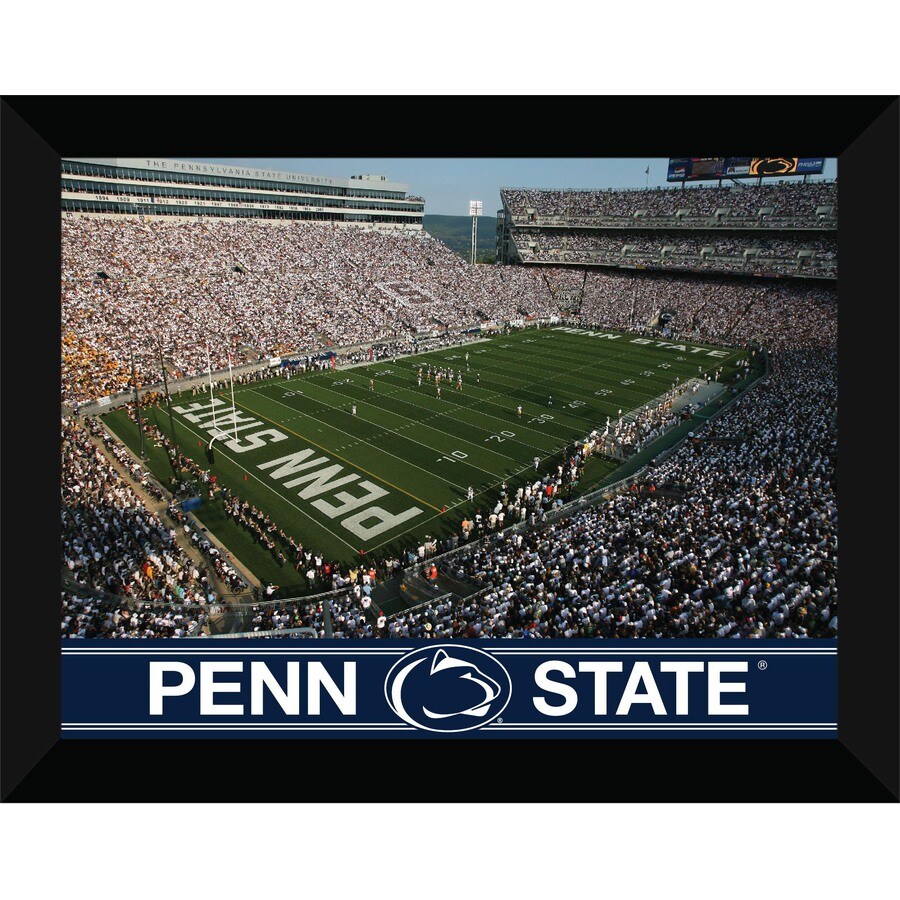 22-in W x 18-in H Framed Penn State Print at Lowes.com