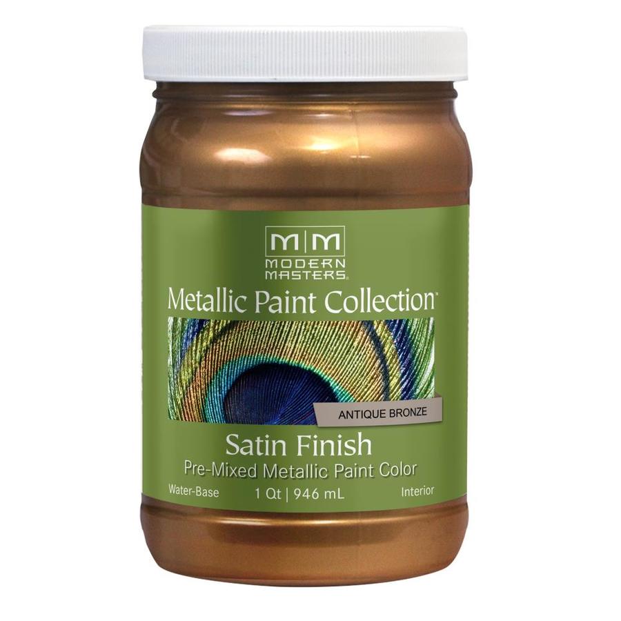 Modern Masters Antique Bronze Water-Based Metallic Paint (1-Quart) in ...
