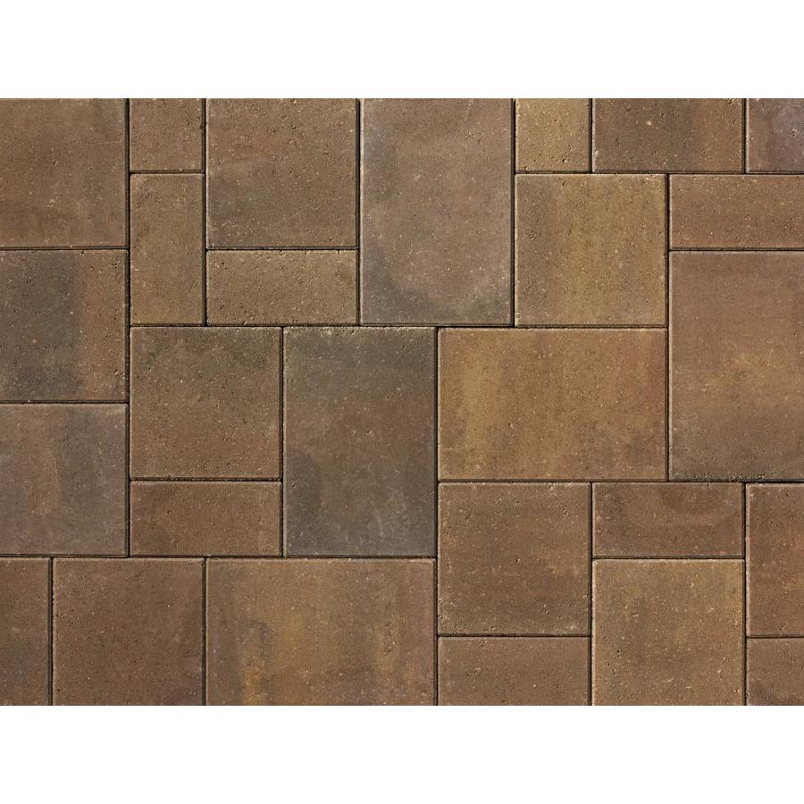 Belgard Trinity Tan Charcoal Concrete Paver (Common: 6-in x 9-in ...