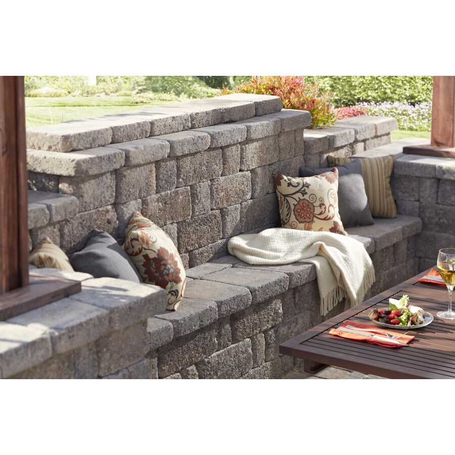 Countryside Tan/Brown Retaining Wall Block (Common: 4-in x 9-in; Actual ...