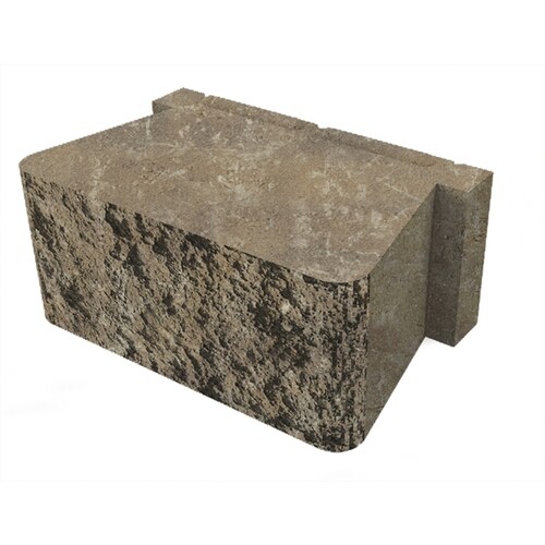Belgard Palmer Cotswold mist Retaining Wall Block (Common: 5-in x 12-in ...