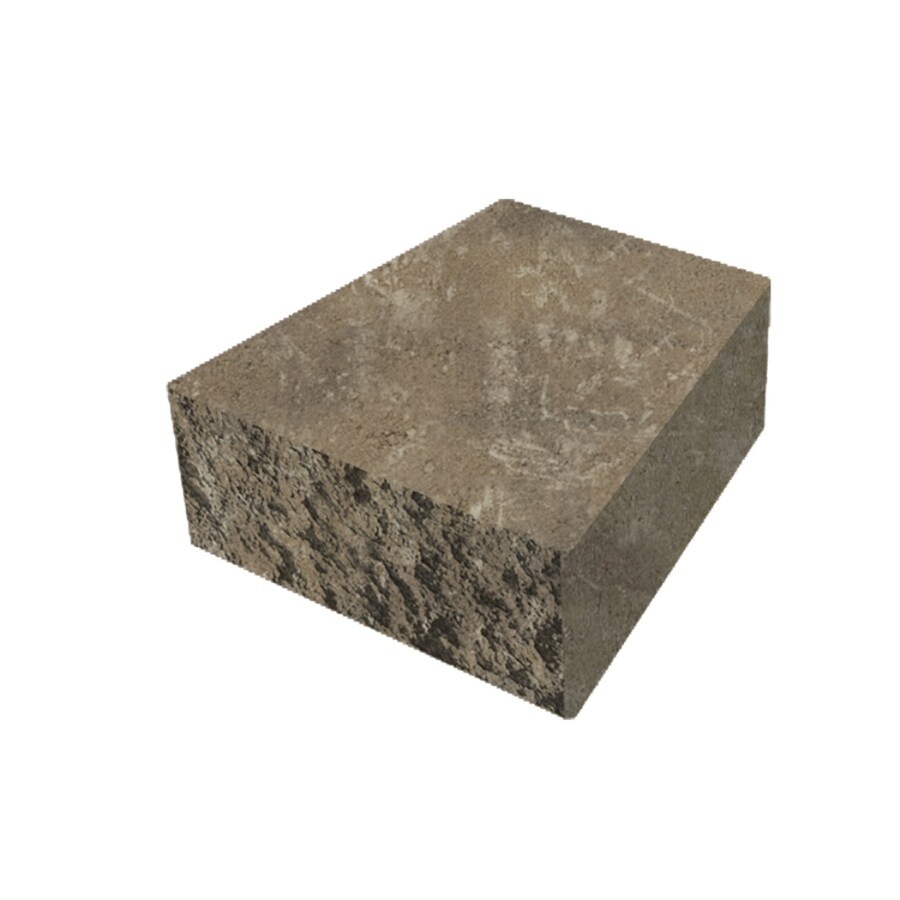 Belgard Palmer Wall Cotswold Mist Retaining Wall Cap (Common: 6-in x 8 ...