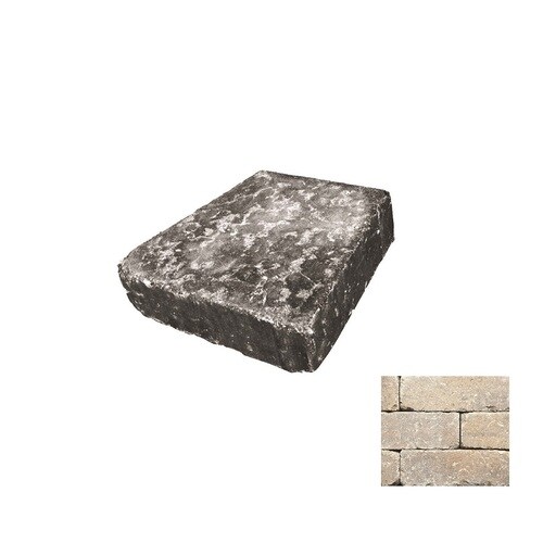 Weston 18-in L x 3-in H x 13-in D Concrete Retaining Wall Cap in the ...