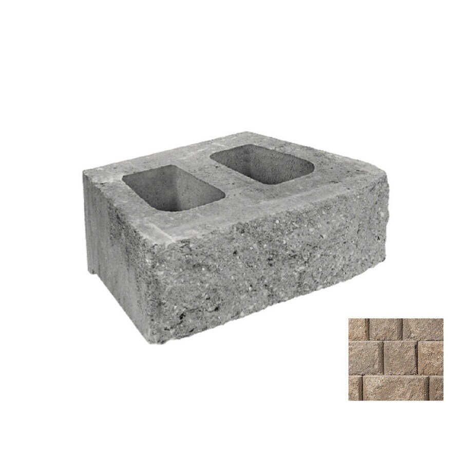 Belgard Anchor Diamond Cotswold Mist Retaining Wall Block (Common: 6-in ...
