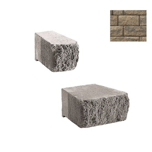 Belgard Anchor Highland Cotswold Mist Retaining Wall Block (Common: 6 ...