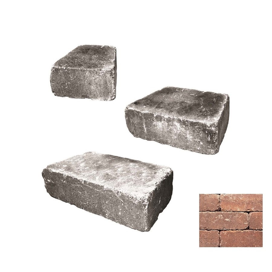 Belgard Weston Harvest Blend Retaining Wall Block (Common: 4-in x 2-in ...