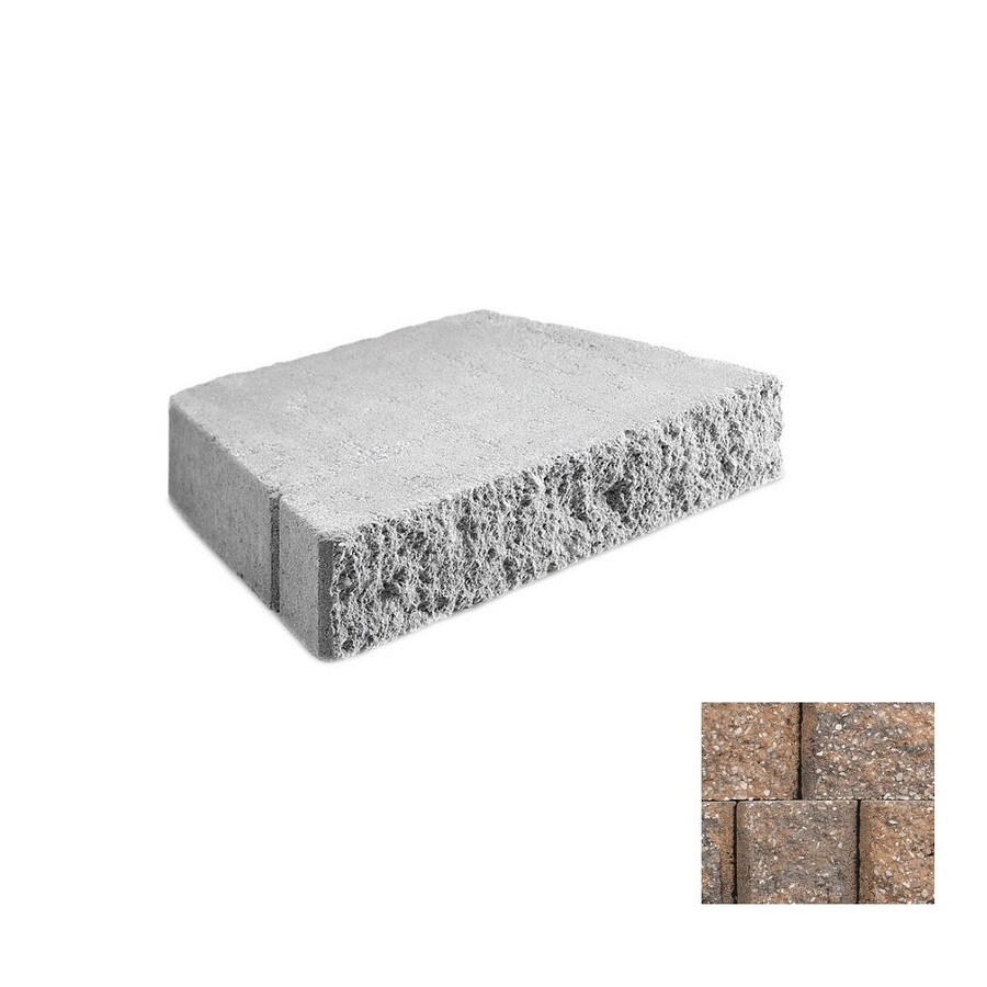 Belgard Anchor Diamond Brittany Beige Retaining Wall Cap (Common: 3-in ...