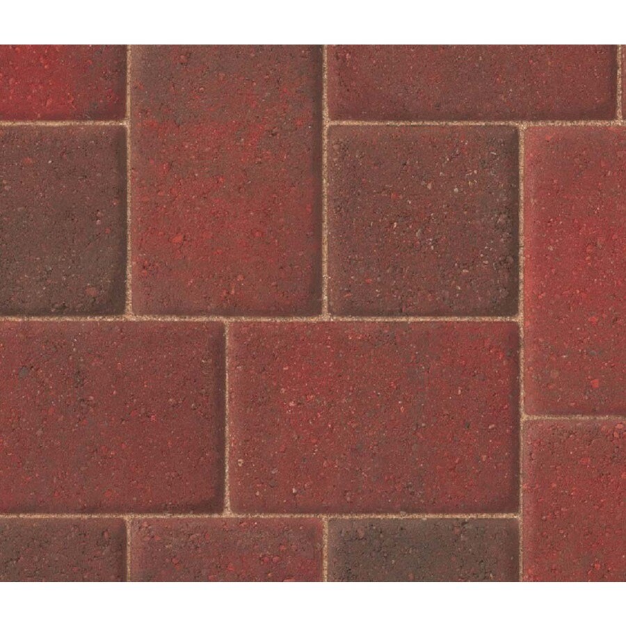Oldcastle Cambridge Cobble Antiqued Concrete Paver (Common: 6-in x 6-in ...