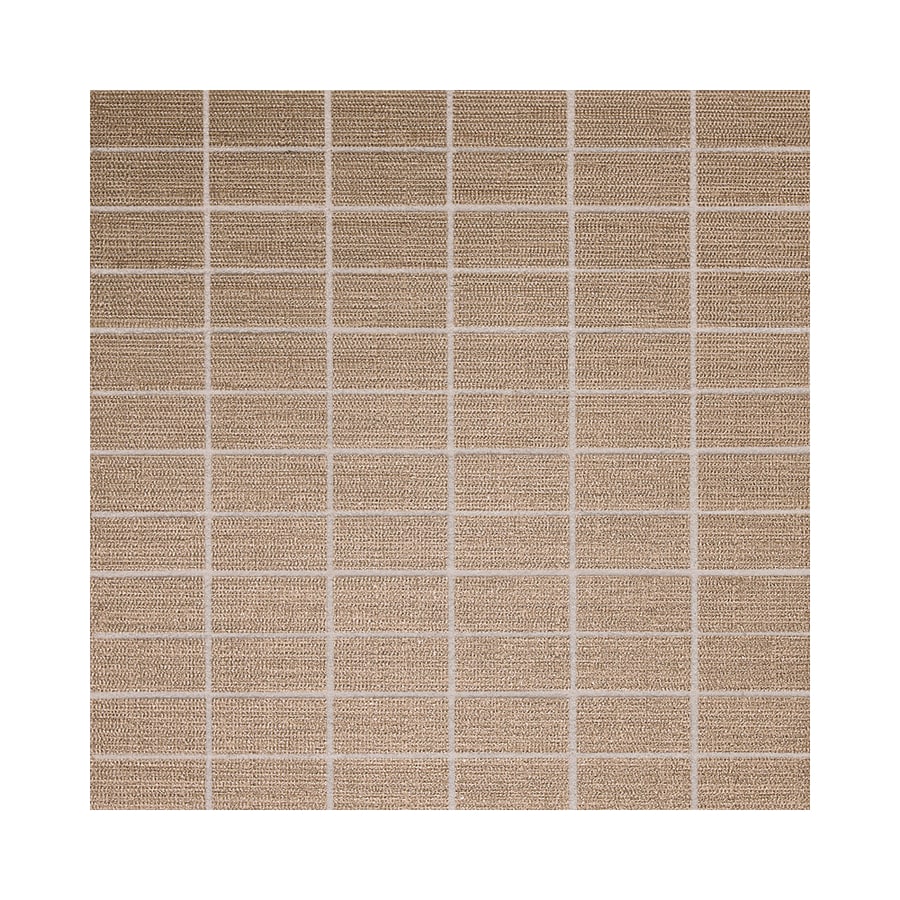 American Olean 10-Pack Infusion Taupe Fabric Thru Body Porcelain Mosaic ...