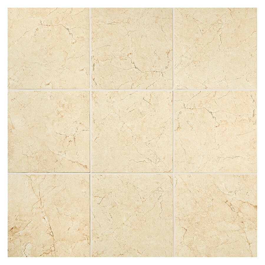 American Olean Mirasol 11-Pack Crema Laila Glazed Porcelain Tile in the ...