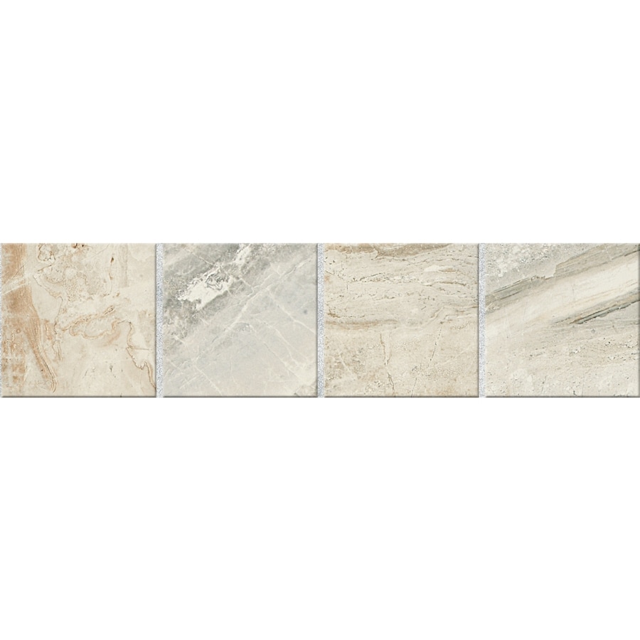 American Olean Danya Stream Ceramic Mosaic Square Indoor/Outdoor ...