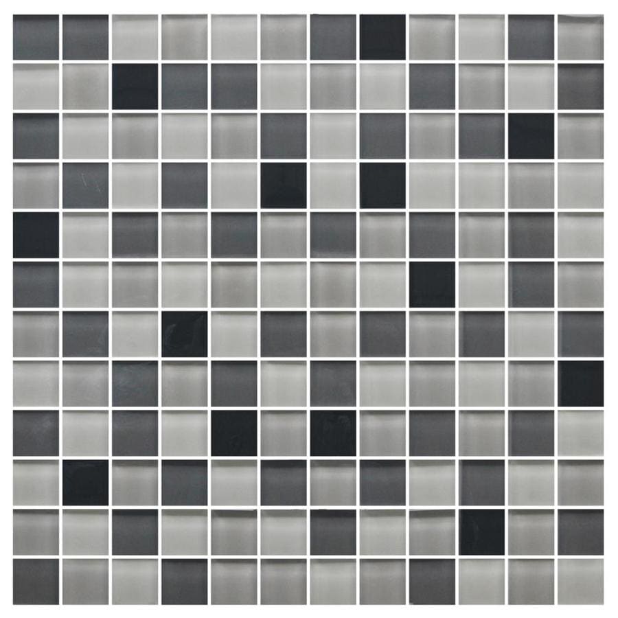 American Olean Color Appeal Midnight Sky 12-in x 12-in Glossy Glass ...