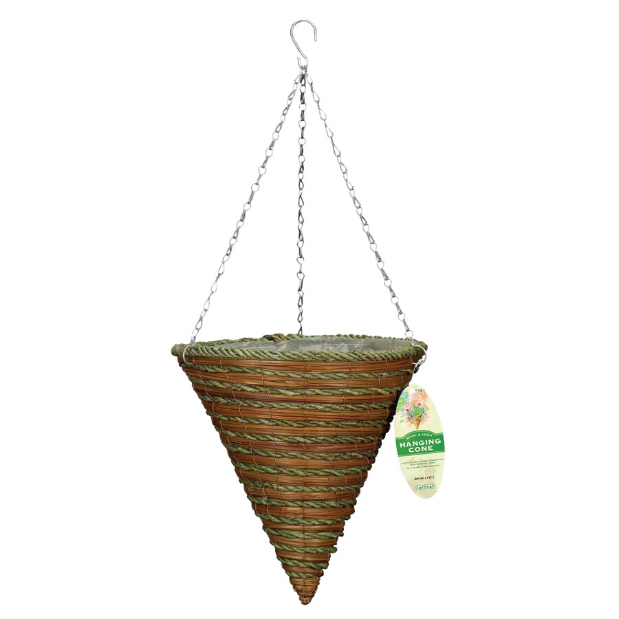 Gardman 14" Rope and Fern Hanging Cone at Lowes.com