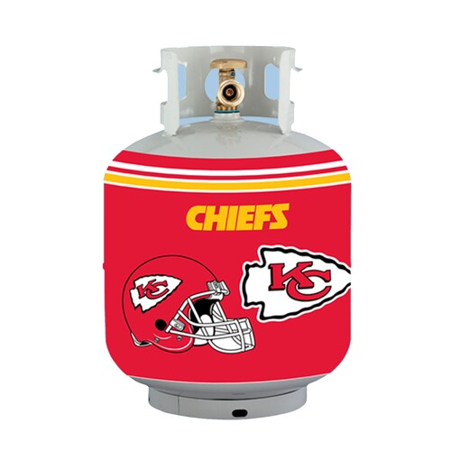 Bottle Skinz 16-in H x 34-in dia Red Polyester Kansas City Chiefs ...