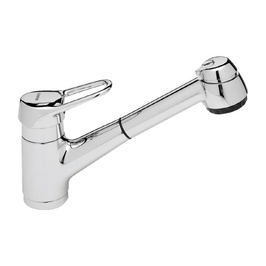 BLANCO Classic Chrome 1-Handle Pull-Out Kitchen Faucet at Lowes.com