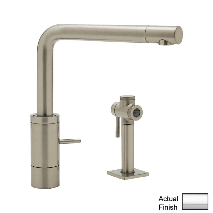 BLANCO Podos Chrome 1-Handle High-Arc Kitchen Faucet with Side Spray at ...