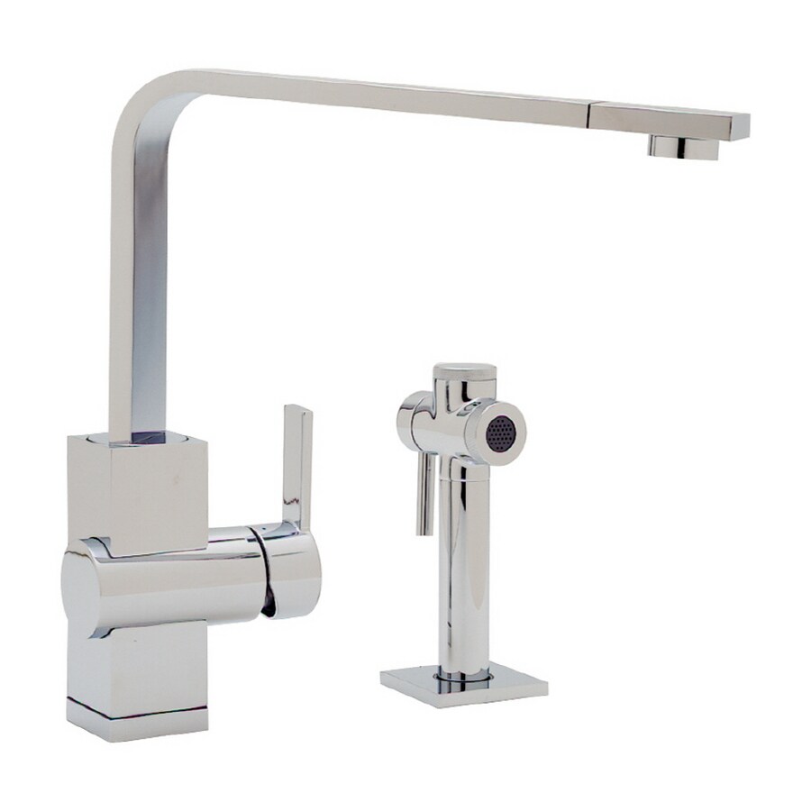 BLANCO Ziros Chrome 1-Handle High-Arc Kitchen Faucet with Side Spray at ...