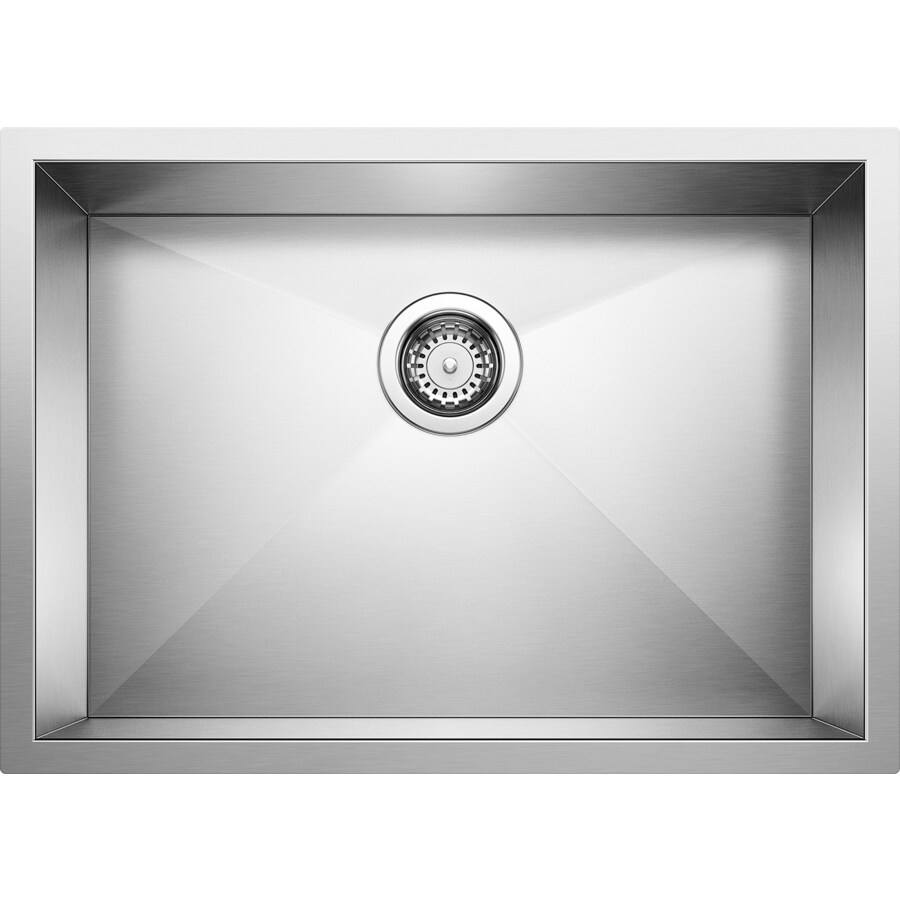 BLANCO Precision 44-in x 22-in Satin Polished Single Bowl Undermount ...