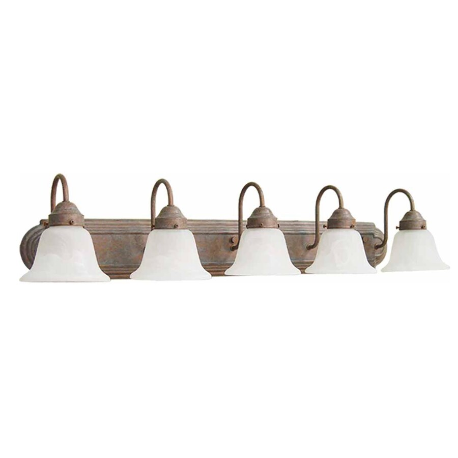 Caballo 5-Light Prairie Rock Traditional Vanity Light in the Vanity ...