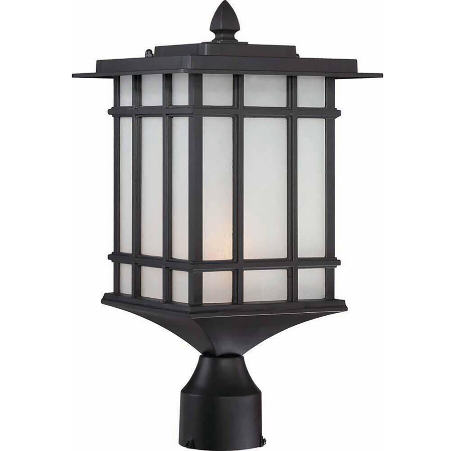 Arzu Antique Bronze Traditional Outdoor Post Light at Lowes.com