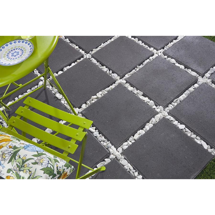 Pavestone 16x16 square Slate/Smooth Concrete Patio Stone (Common: 16-in ...