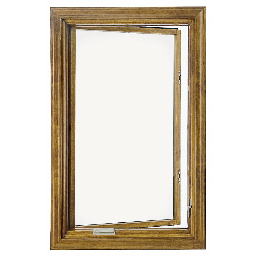 Pella® 25X47 450 Series Casement Right Hinged Wood Clad Clear Low E ...