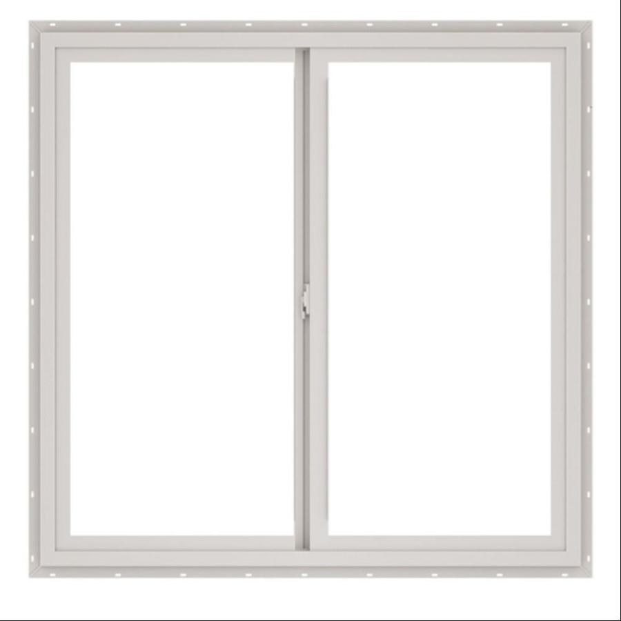 Pella 48X36 ThermaStar by Pella Sliding Window Vinyl 10 Series Clear ...