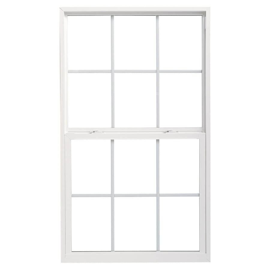 Pella 24X60 ThermaStar by Pella Single Hung Vinyl 10 Series Grid Low E ...
