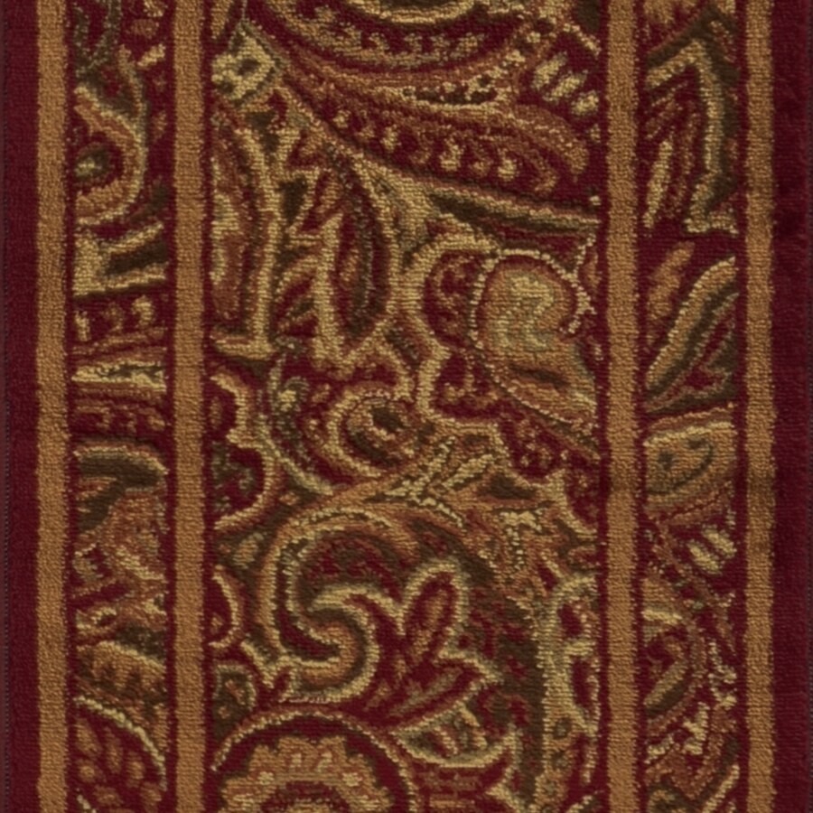 allen + roth Paisley Park 5 x 7 Red Floral Area Rug in the Rugs ...