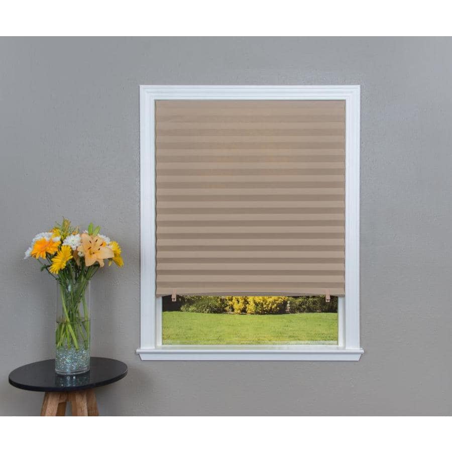 Redi Shade Original Pleated Paper Shade Cafe Light Filtering Cordless ...