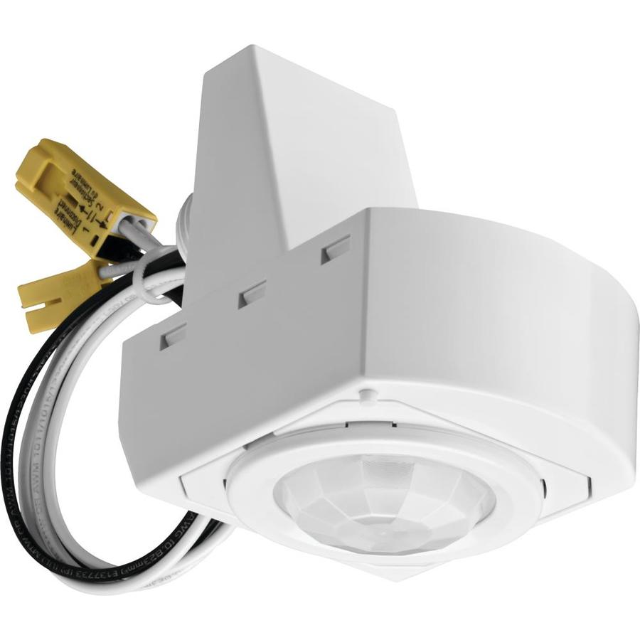Lithonia Lighting White 60 Degree Fixture Mount Motion Sensor in the ...