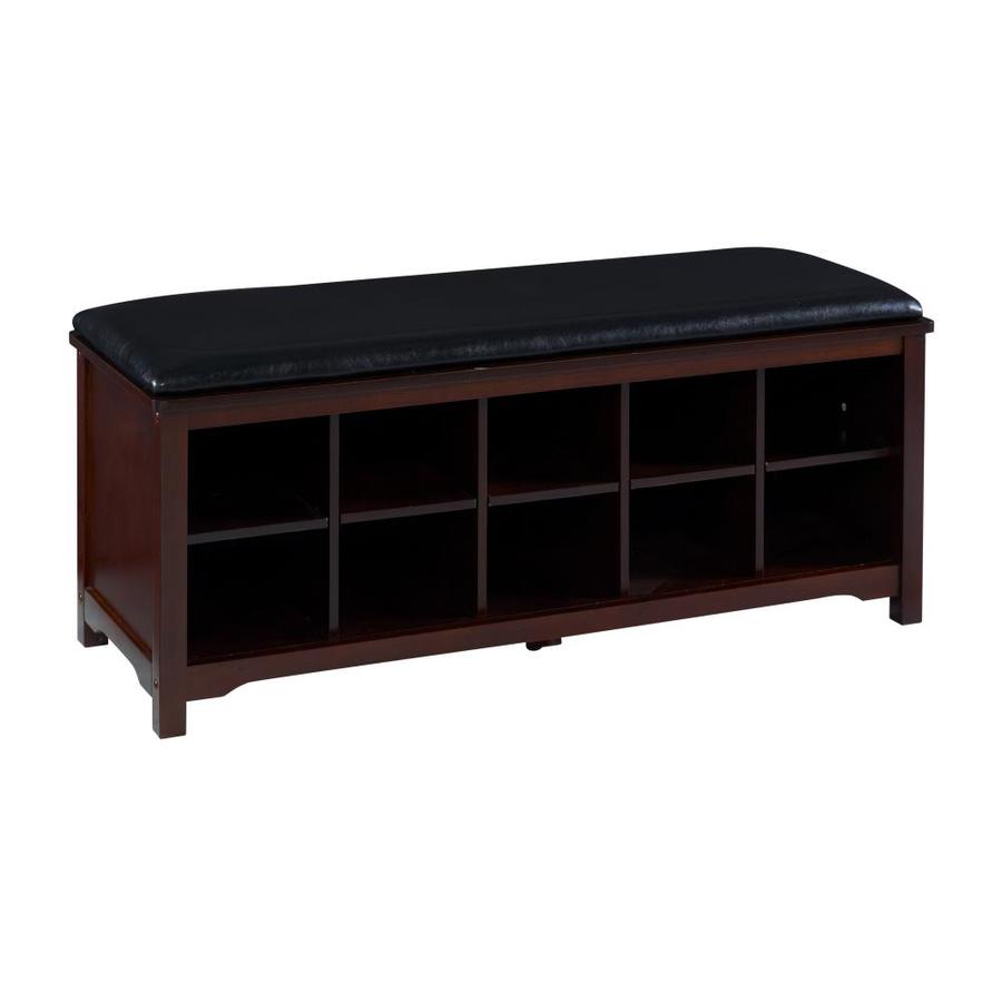 Linon Cape Anne Casual Dark Accent Bench in the Indoor Benches ...