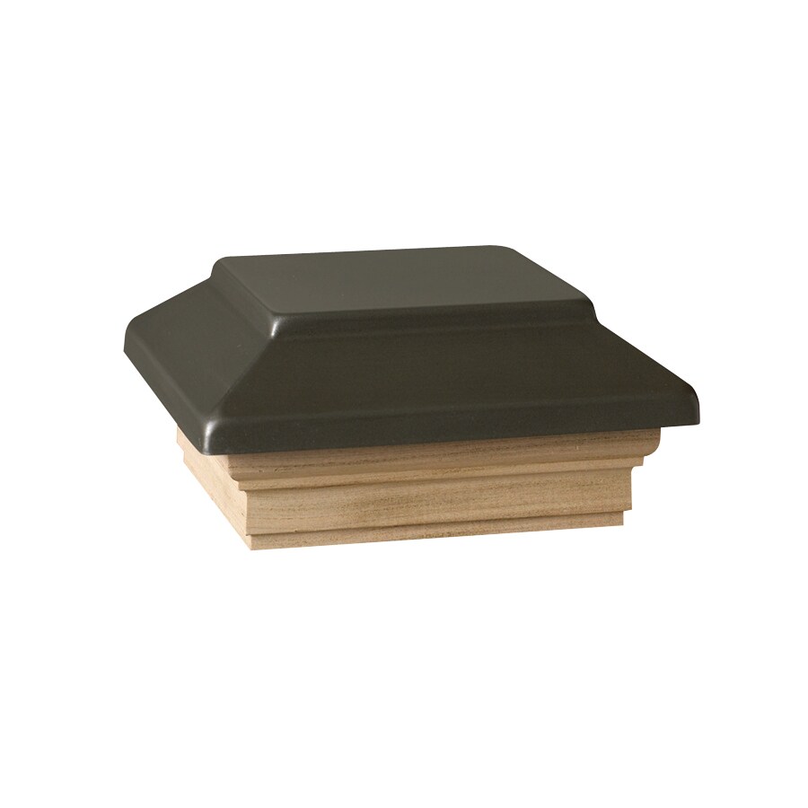 Maine Ornamental 4 x 4 Victoria Pewter Plateau Cedar Post Cap in the ...