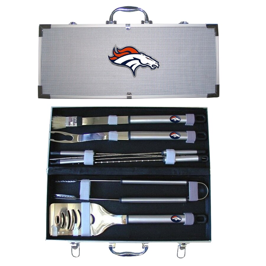 Denver Broncos 9-Pack Stainless Steel Tool Set in the Grilling Tools ...