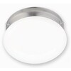 Portfolio 9-in W Brushed nickel Flush Mount Light ENERGY STAR at Lowes.com