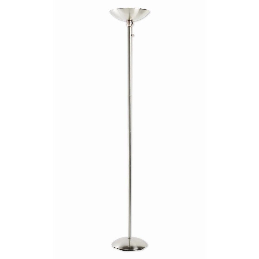 Good Earth Lighting 72" Brushed Nickel Floor Lamp with Brushed Nickel ...