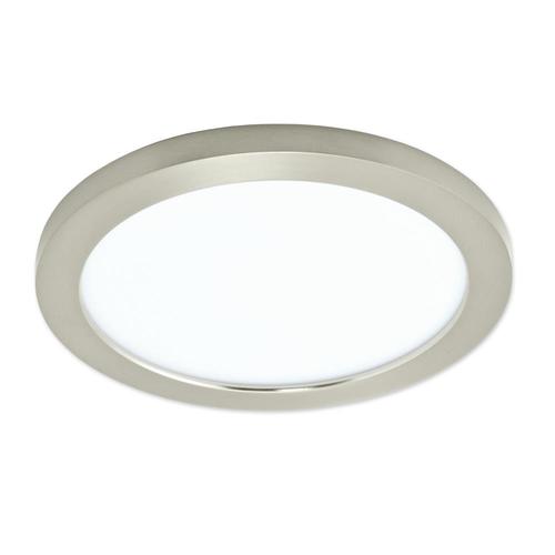 Good Earth Lighting Plano Flat Panel 11-in Brushed Nickel Modern ...