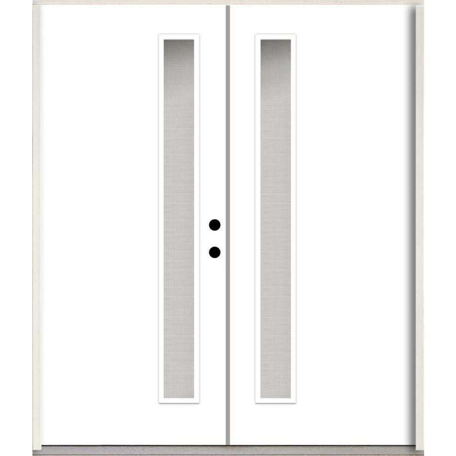 ReliaBilt Spotlights 1/4 Lite Textured Glass Left-Hand Inswing Primed ...