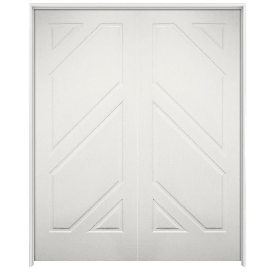 Millennium Collection Encore Snow Storm 4-Panel Square Solid Core MDF ...