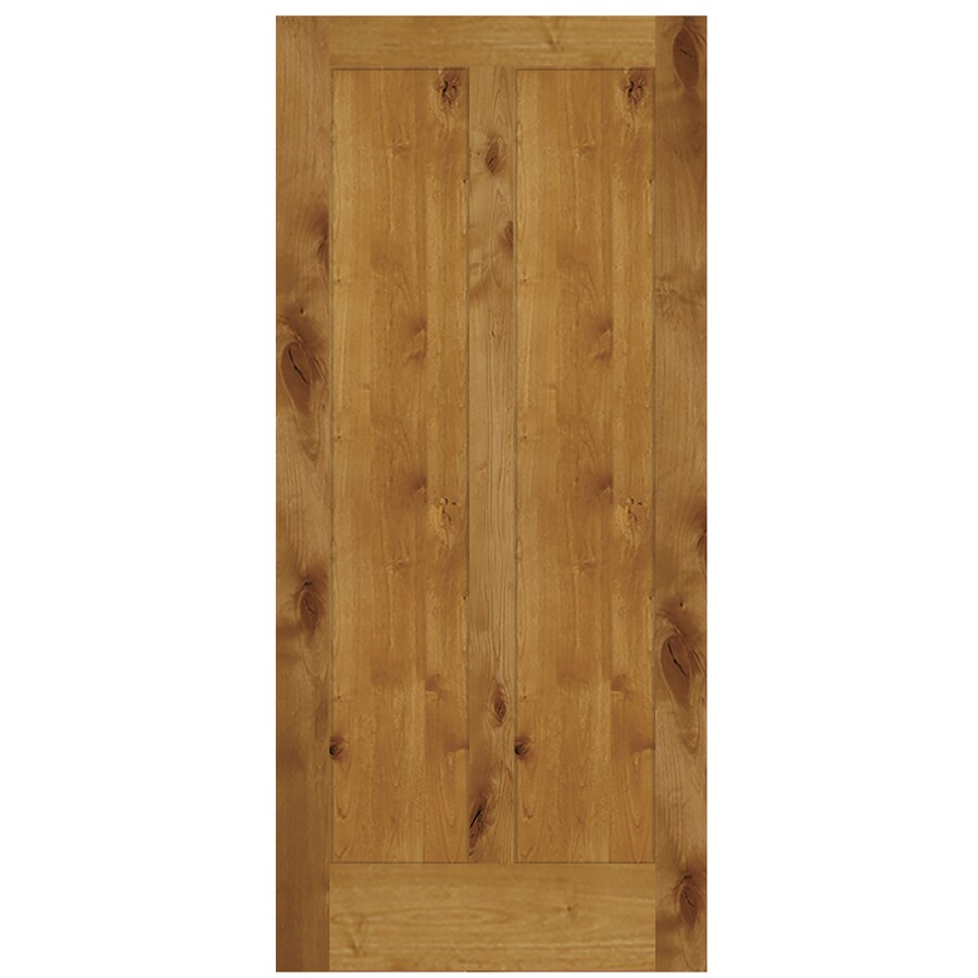 SIMPSON Brown Solid Core Wood Slab Door (Common: 28-in x 80-in; Actual ...