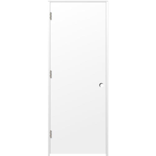 ReliaBilt Primed Flush Hollow Core Hardboard Pre-Hung Door (Common: 32 ...