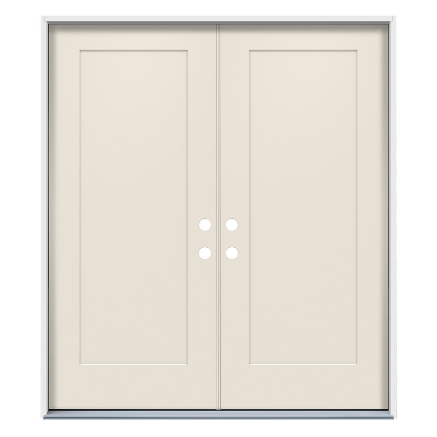 ReliaBilt Craftsman Left-Hand Inswing 1 Panel Steel Prehung Double ...