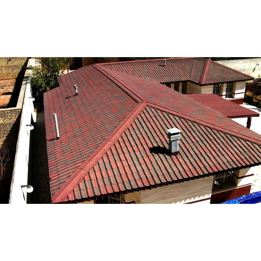 ONDUVILLA 41-in x 5.5-in Cellulose Fiber/Asphalt Roof Panel Ridge Caps ...