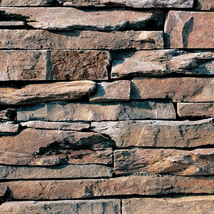 Coronado Stone Products Ledgestone 100-sq ft Dakota Brown Faux Stone ...