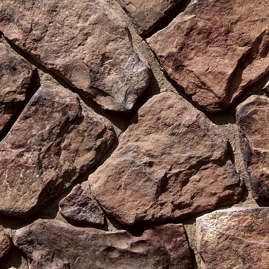 Coronado 100-Linear ft Dakota Brown Fieldstone Stone Veneer at Lowes.com